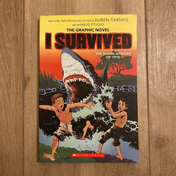 Scholastic | Art | I Survived The Shark Attacks Of 916 A Graphic Novel ...